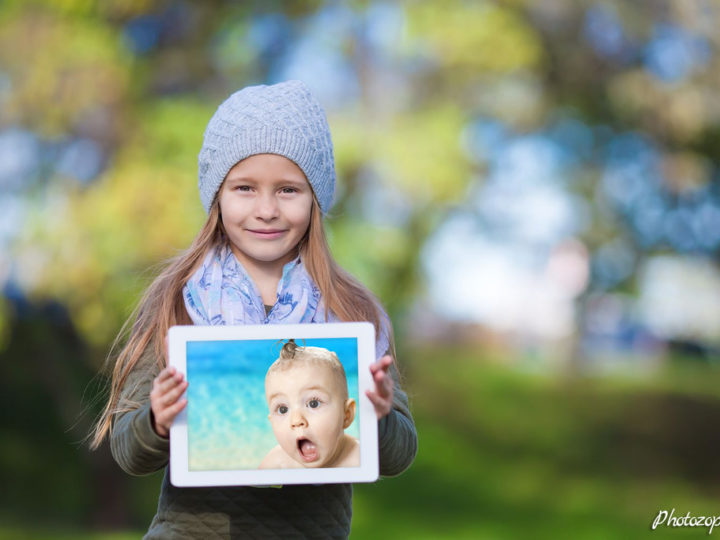 Create Funny Photo Montage Hand holding polaroid photo – Photozop